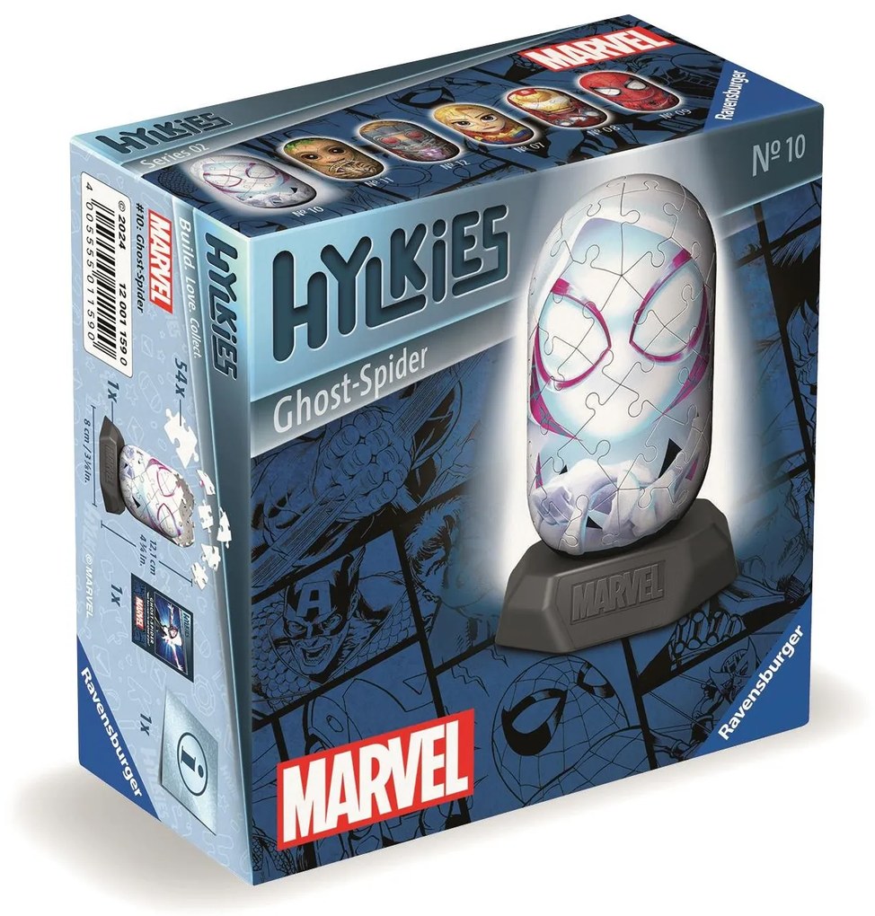3d puzzle ravensburger 120011590 hylkies marvel: ghost spider