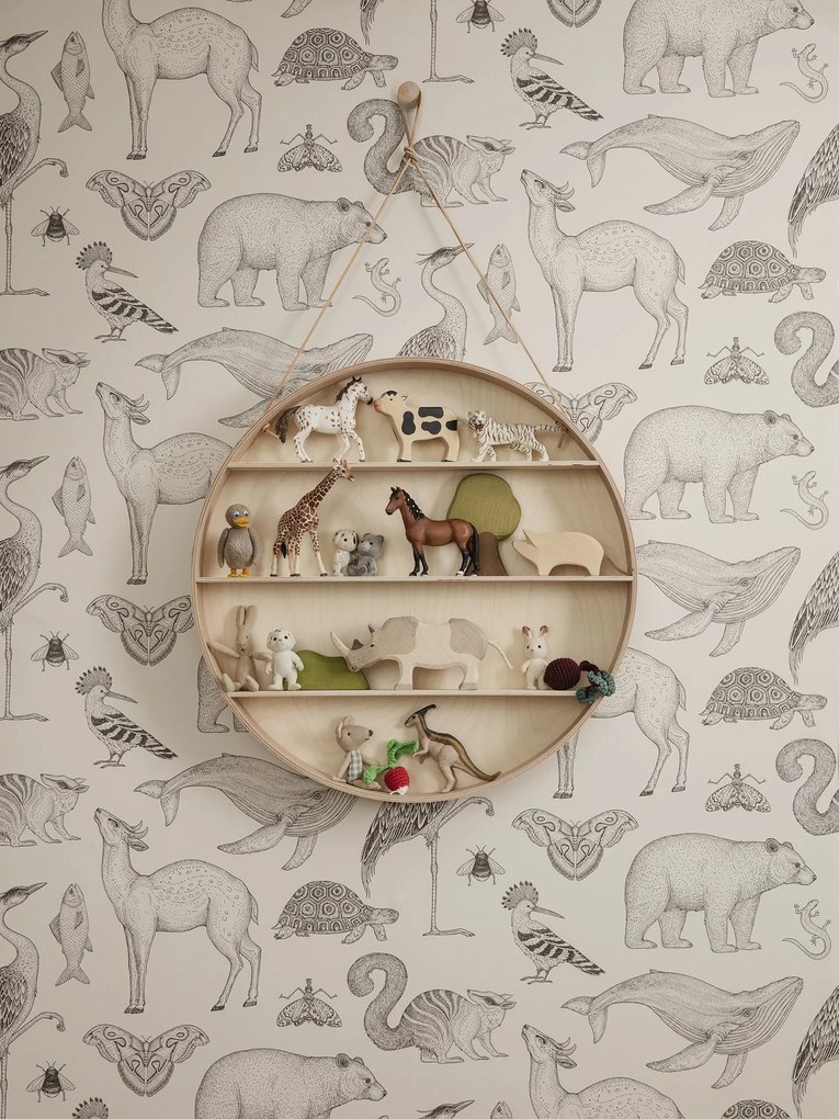 Tapeta FERM LIVING Katie Scott Animals Off White