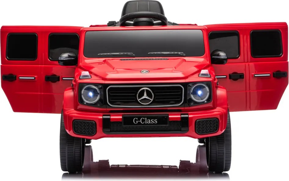 LEAN CARS Akumulátorové vozidlo Mercedes G 4x4 24 V 2580, červené