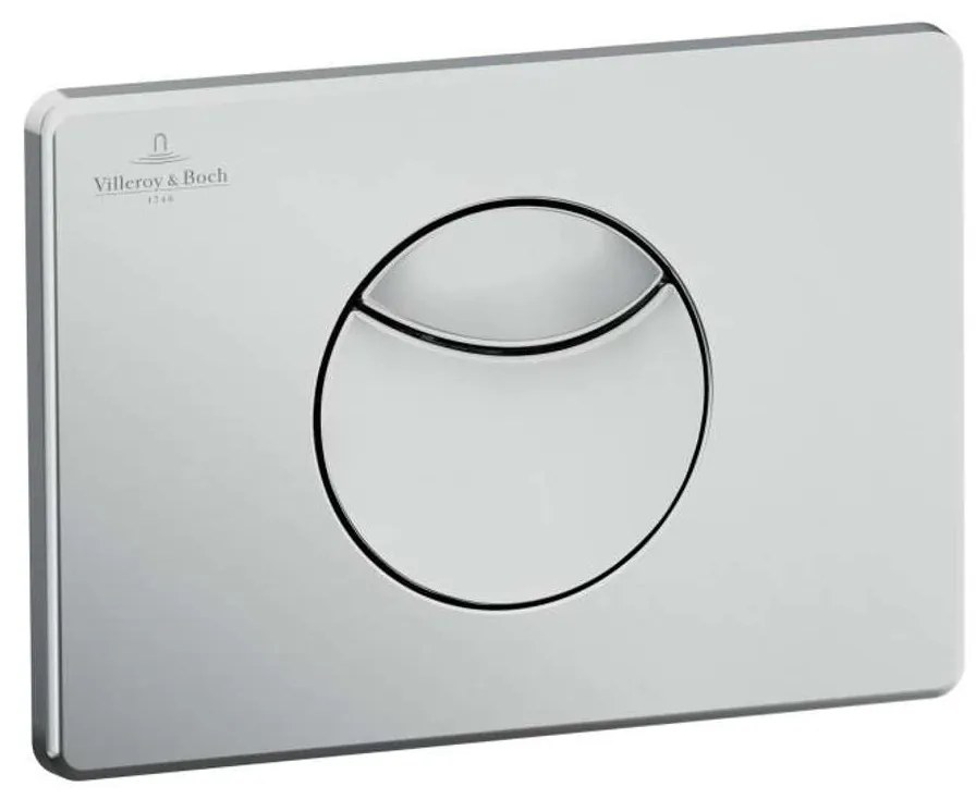 Villeroy & Boch ViConnect - Ovládací tlačítko splachování, matný chrom 92248569