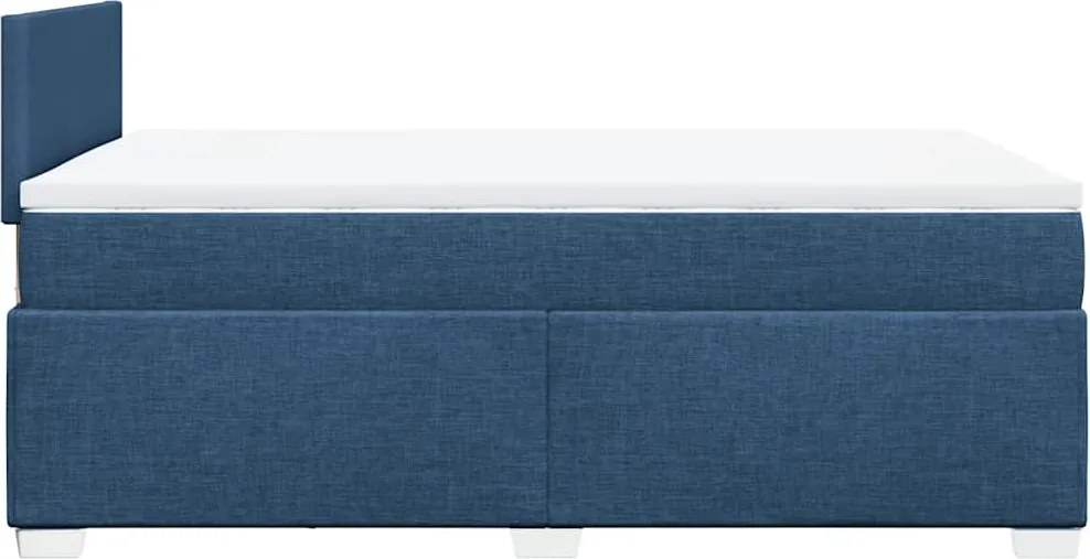 Box spring postel s matrací černá 120x190 cm textil 3285826