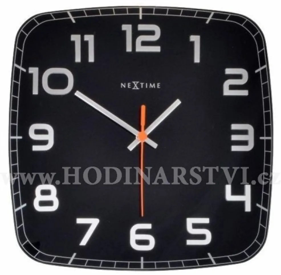 Hodiny NEXTIME 8816zw Classy square 30cm