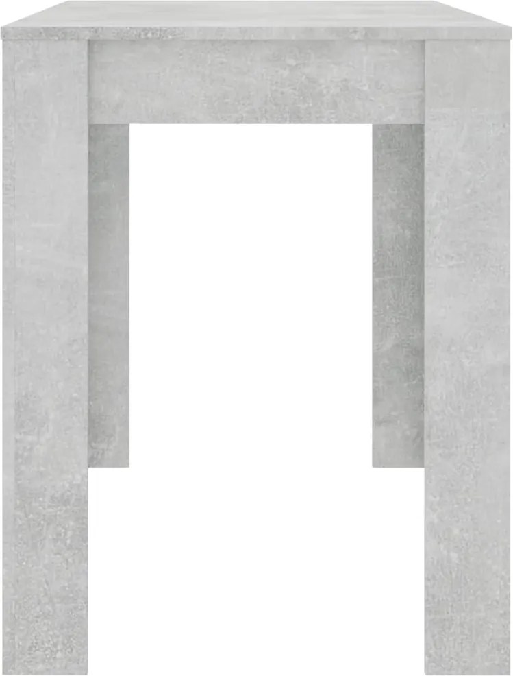 Jídelní stůl Arttita - betonově šedý - dřevotříska | 120x60x76 cm