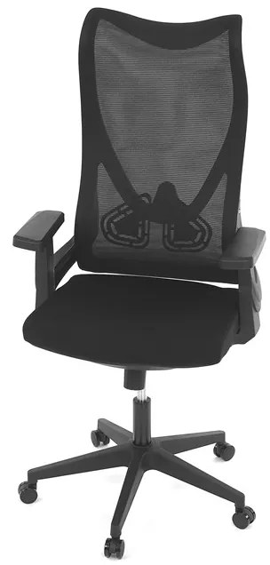 Ergonomická kancelářská židle SOSA - černá síťovina Barva: černá