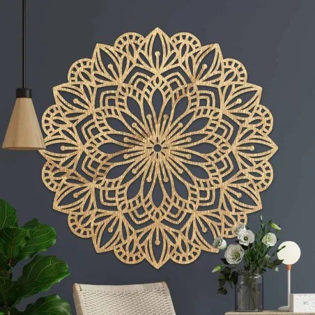 Dřevěná mandala na zeď - Elegantní dekorace | SENTOP PR0252