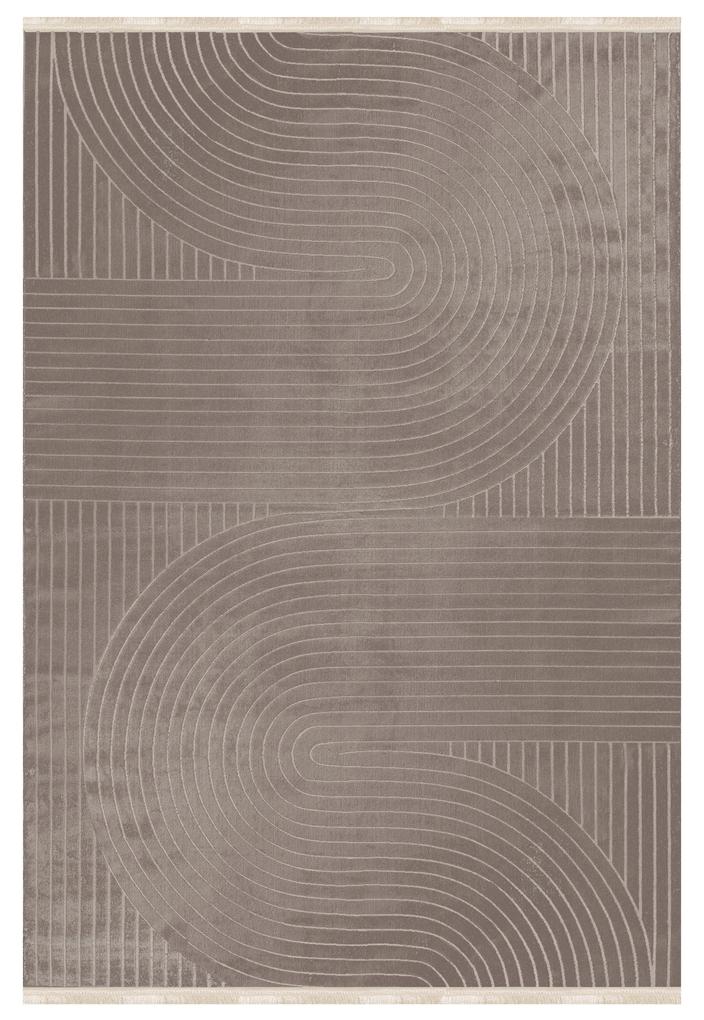 Ayyildiz Kusový koberec STYLE 8902, Mocca Rozměr koberce: 160 x 230 cm