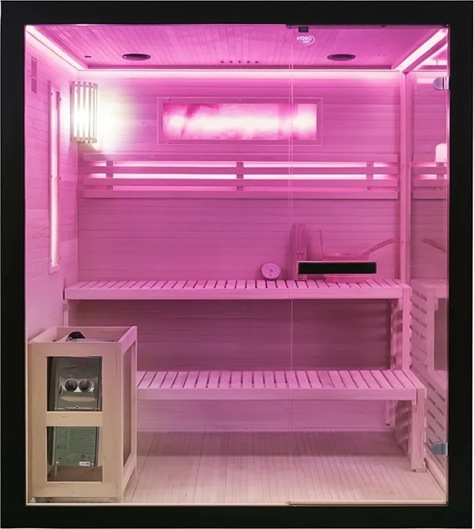 BPS-koupelny Finská sauna Relax HYD-6719 180x160, 4 osoby