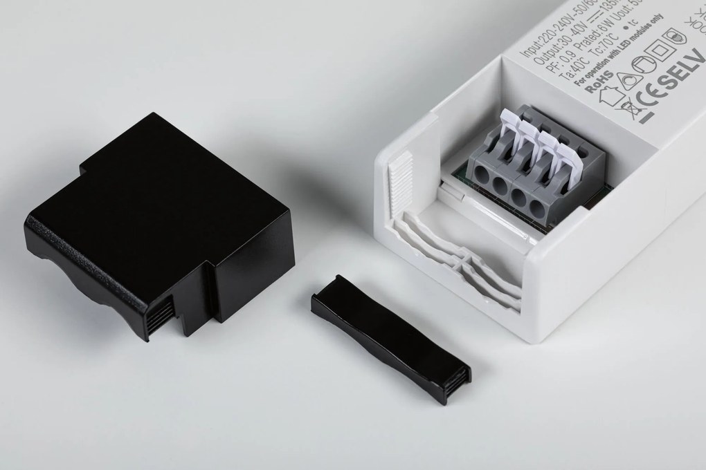 P 94944 LED vestavné svítidlo White Select Viona IP65 kruhové 85mm 25° 6W 230V 2700 - 4000K černá mat/bílá mat/matný chrom - PAULMANN