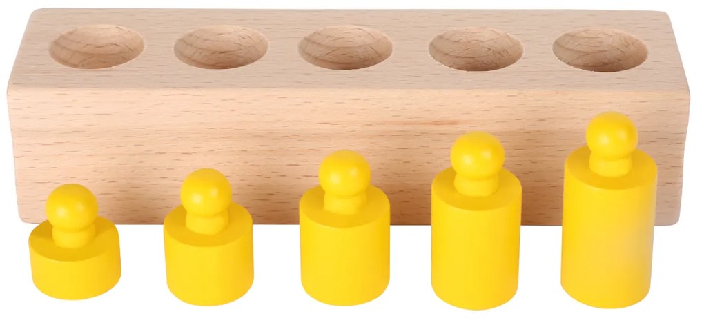 small foot Dřevěná vkládací závažíčka barevná