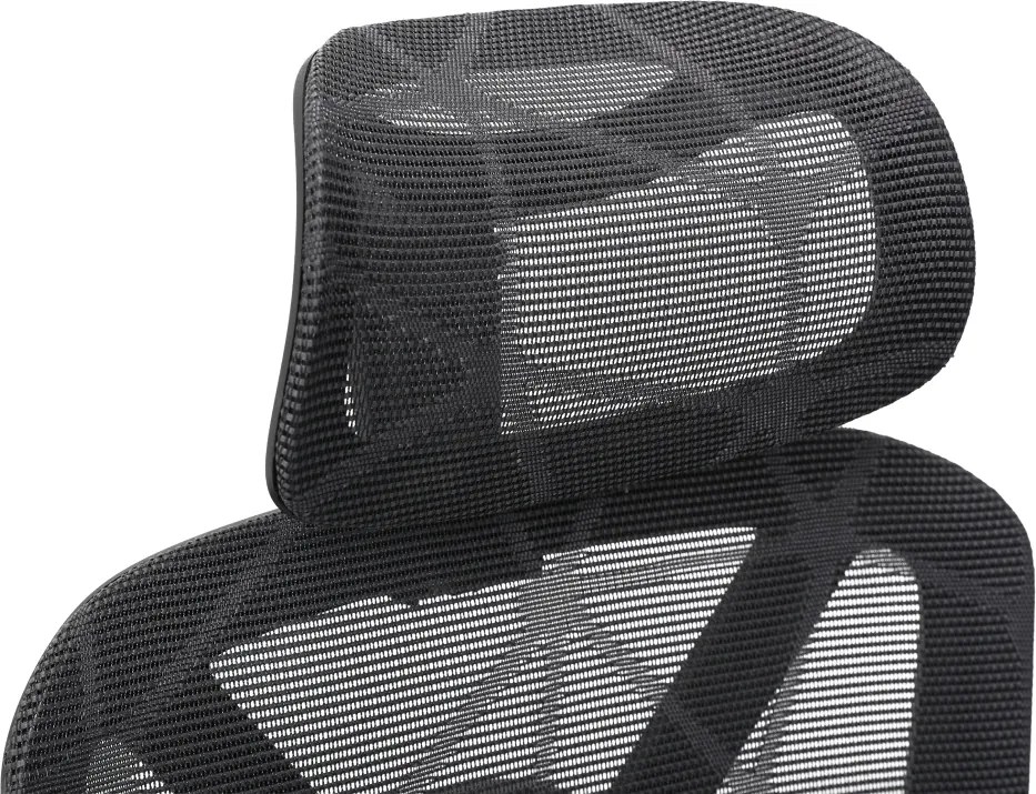 Ergonomická kancelářská židle STORM - tmavě šedá síťovina / nosnost 150 kg