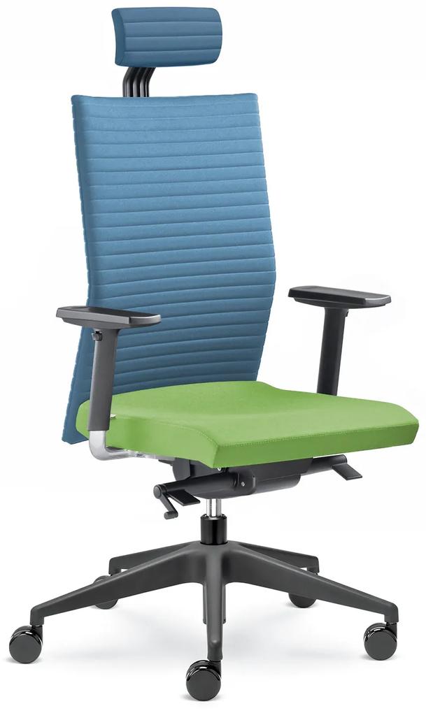 LD seating Element 435-SYS - Kancelářská židle  - modrá/zelená