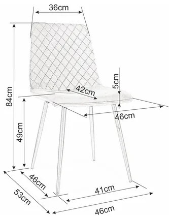 Casarredo Jídelní čalouněná židle ILJA VELVET zelená/černá