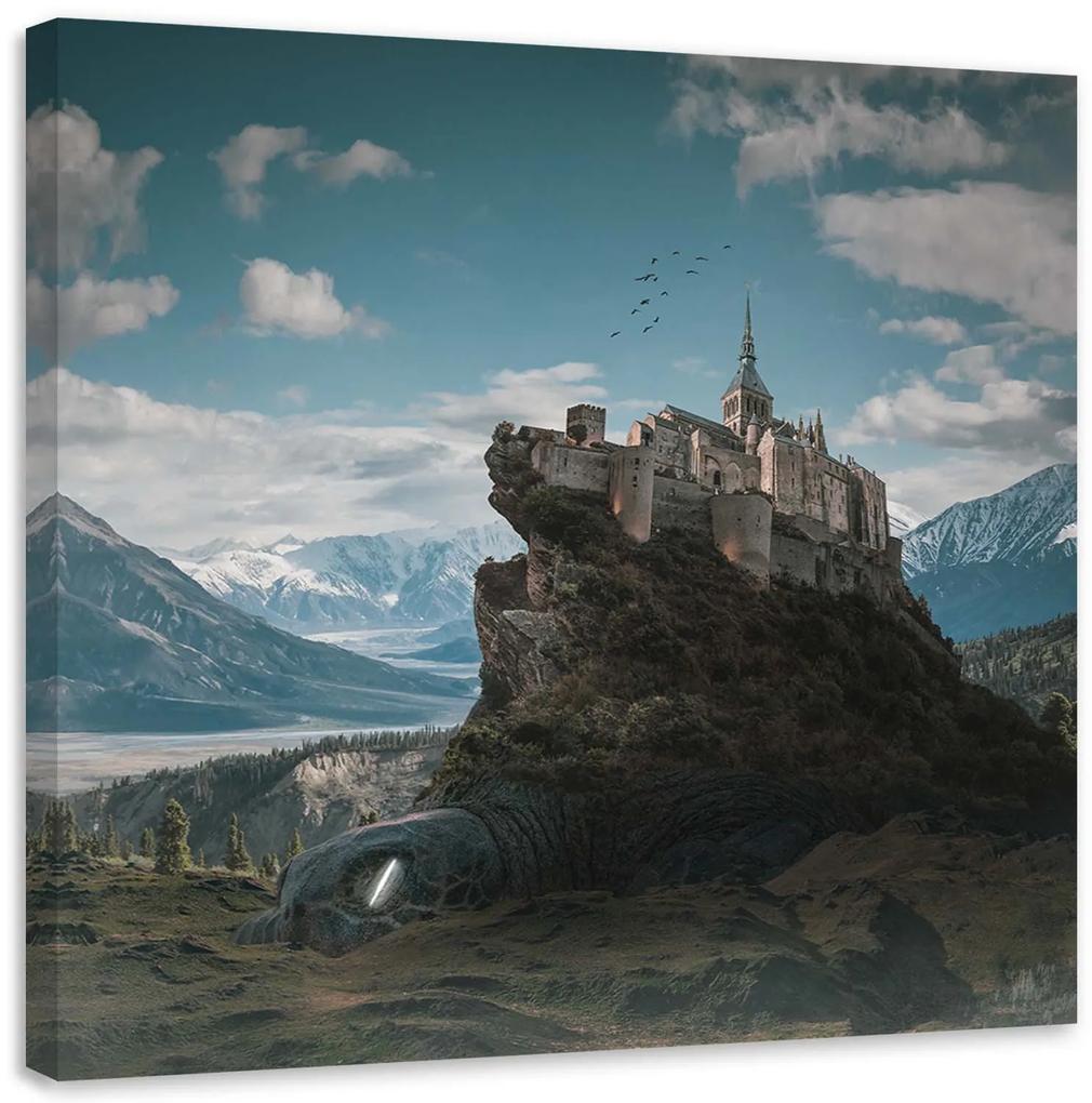 Gario Obraz na plátně Želví palác - Zehem Chong Rozměry: 30 x 30 cm