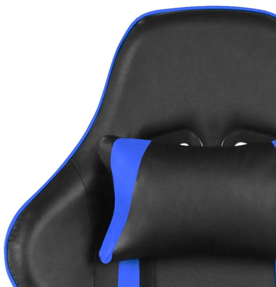 Petromila Otočná herní židle modrá PVC