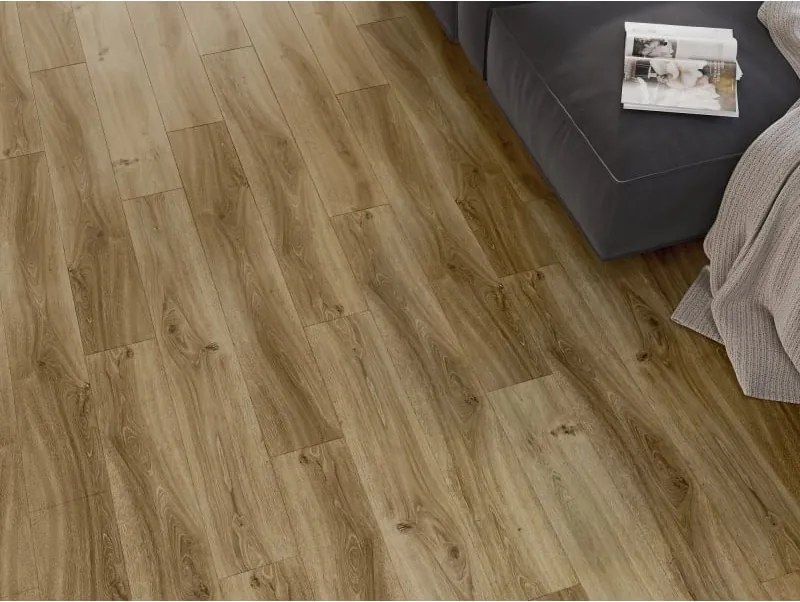 Mexen Amsterdam vinylové panely 1240 x 182 mm SPC 6,5 mm, podložka IXPE 1,5 mm, 4 V-drážka, Dub - F1042-1240-182-505-4V1-01