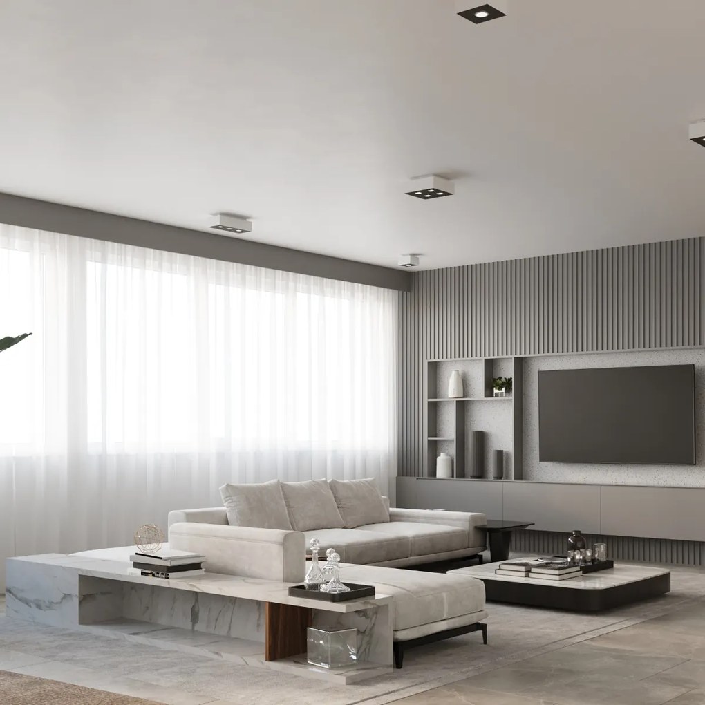 Sollux Lighting Stropní svítidlo MONO 3 bílé