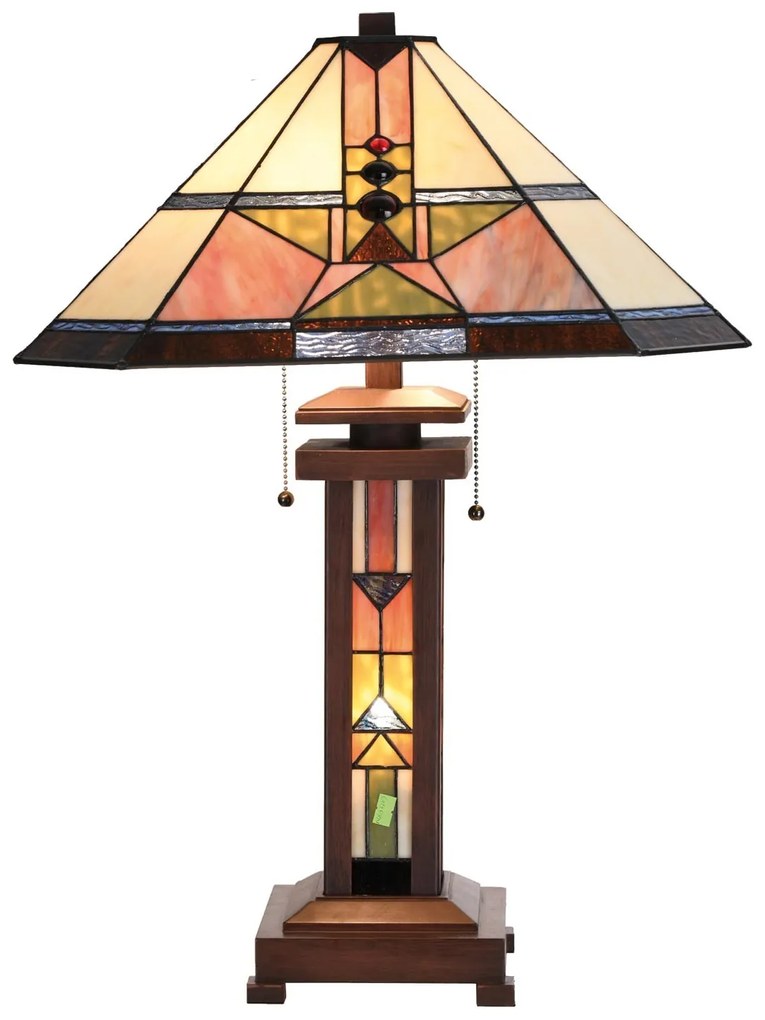 Stolní lampa Tiffany Egyptian - 42*60 cm