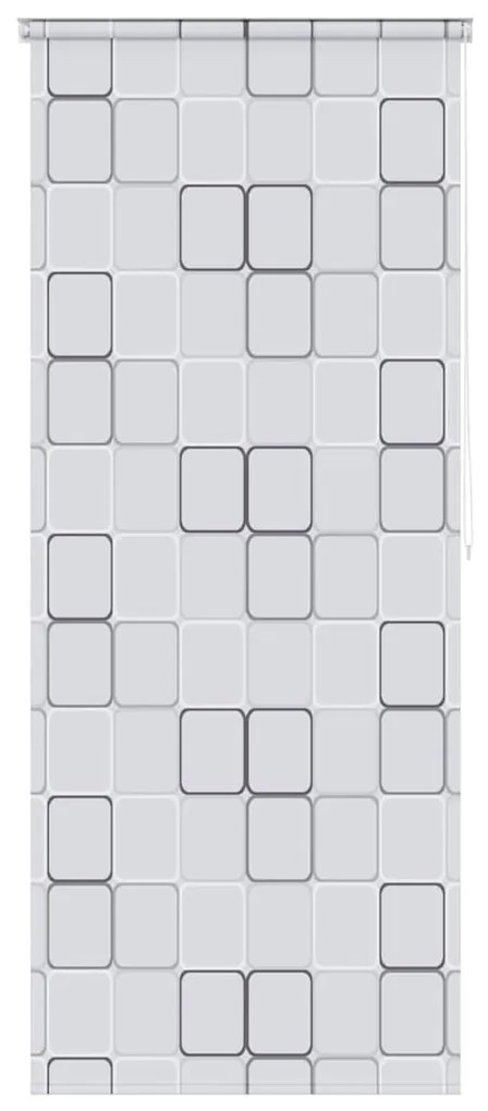 Sprchová roleta 120 x 240 cm čtvercový vzor 142849