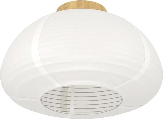 Eglo 44063 - Stropní svítidlo SUMMERHILL 1xE27/40W/230V pr. 40 cm bílá/béžová