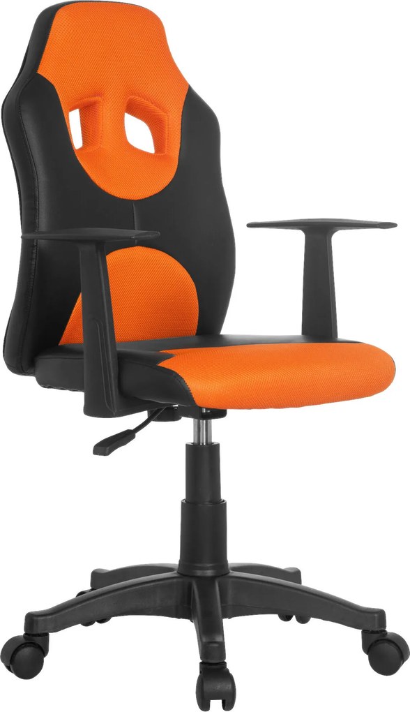 XXXLutz OTOČNÁ ŽIDLE PRO MLÁDEŽ, oranžová, černá MID.YOU - Online Only psací stoly & židle - 001918001001