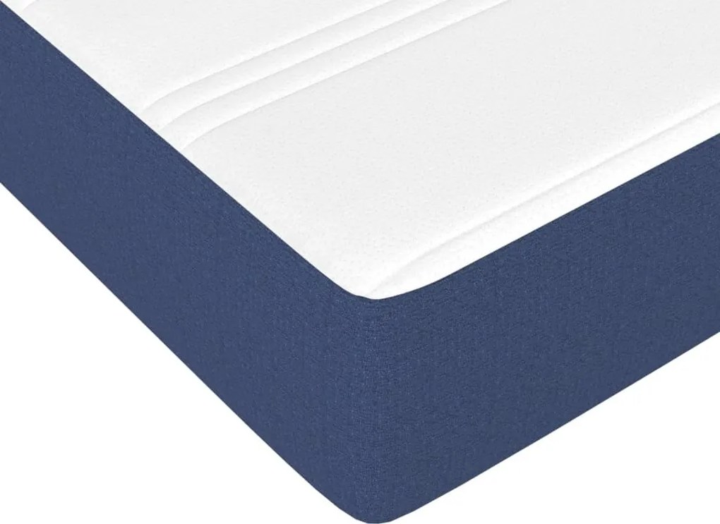 vidaXL Box spring postel s matrací 90x190 cm textil [3144389] Barva: krémová
