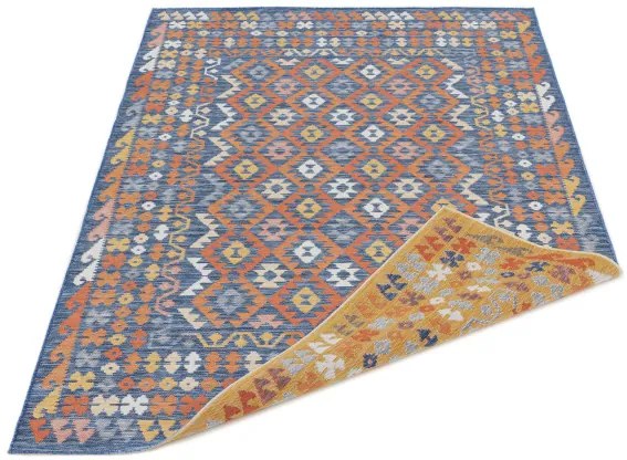 Oboustranný koberec Echo Aztec Navy