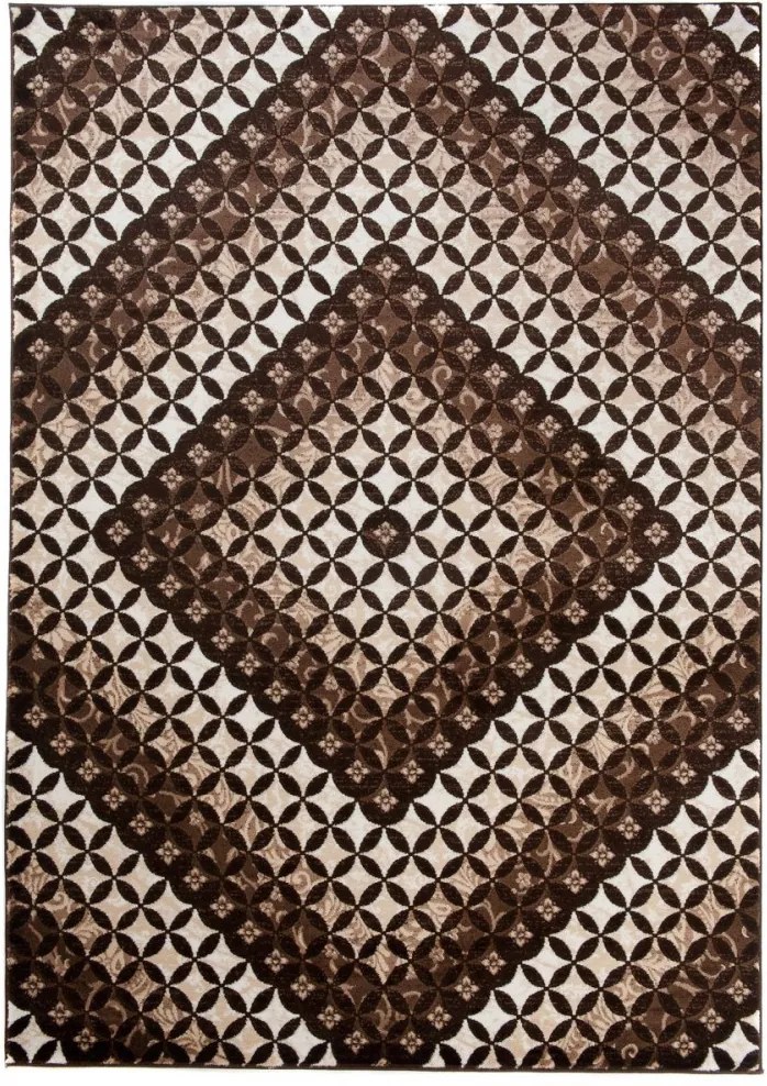Kusový koberec Tango tmavě hnědý, Velikosti 140x190cm