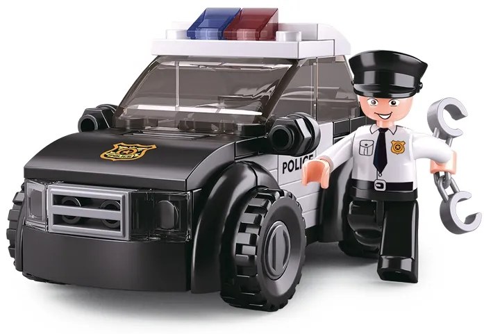 Sluban Policie 4into1 M38-B0638D Hlídkový vůz