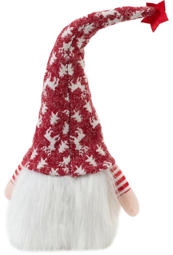 Tutumi, vánoční trpaslík 42cm 22607, červená-bílá, CHR-09910