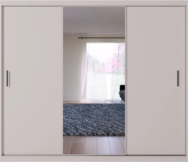 GiB Meble Šatní skříň BREGI SZ250 Barva: Votan/černá