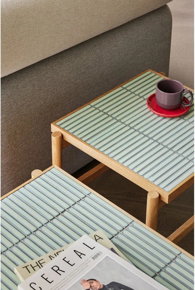 Odkládací stolek 51x45 cm Tile – Hübsch
