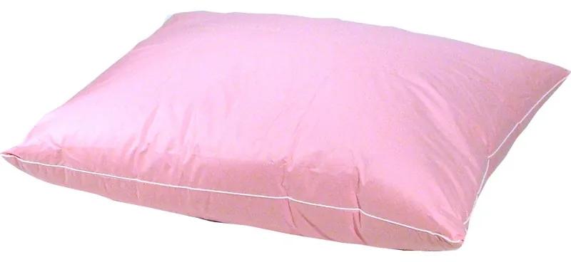 Lina Péřový polštář 70x90 cm růžový Obsah prachového peří: 25% prachového peří, zbytek obsahuje kvalitní husí drané peří