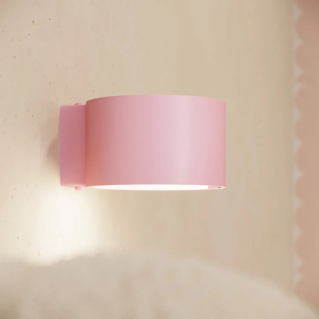 Sollux Lighting Nástěnné svítidlo MODO 1 růžové GX53