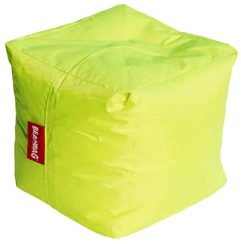 Beanbag Sedací vak cube fluo limet