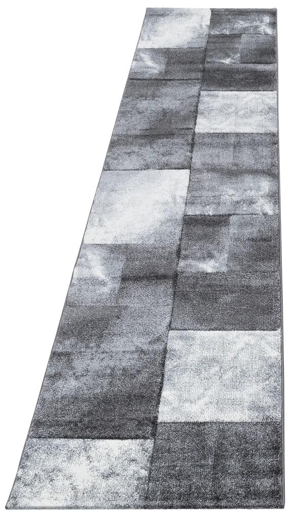 Ayyildiz Kusový koberec HAWAII 1710, Šedá Rozměr koberce: 80 x 300 cm