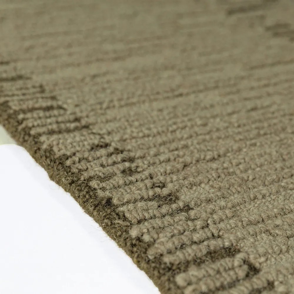 Zelený ručně tkaný vlněný koberec 160x230 cm Harris Modula Wool – Flair Rugs