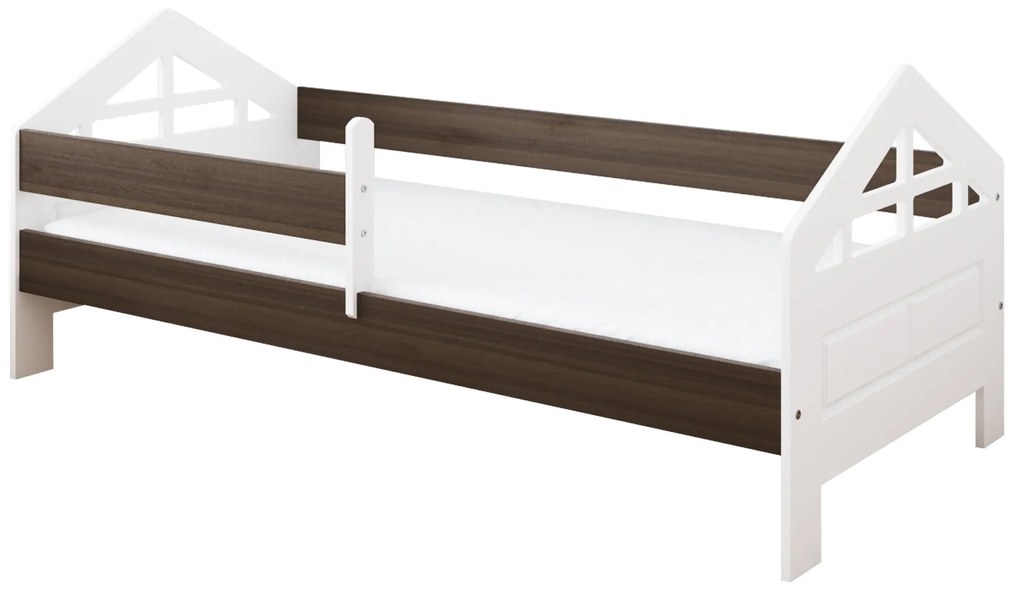 BabyBeds Dětská postel ALA Velikost postele: 180x80 cm, Barevné provedení: Bílá, Úložný prostor: Ano, s úložným prostorem Bílá