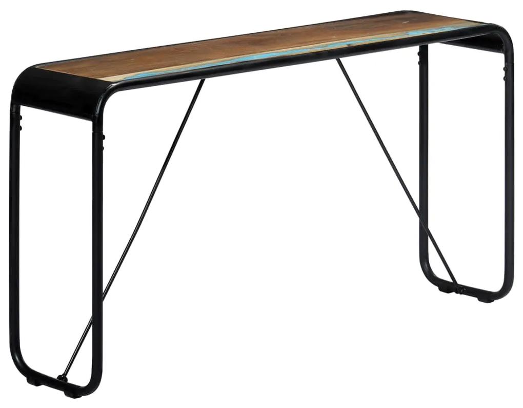 247865 vidaXL Konzolový stolek 140 x 35 x 76 cm masivní recyklované dřevo