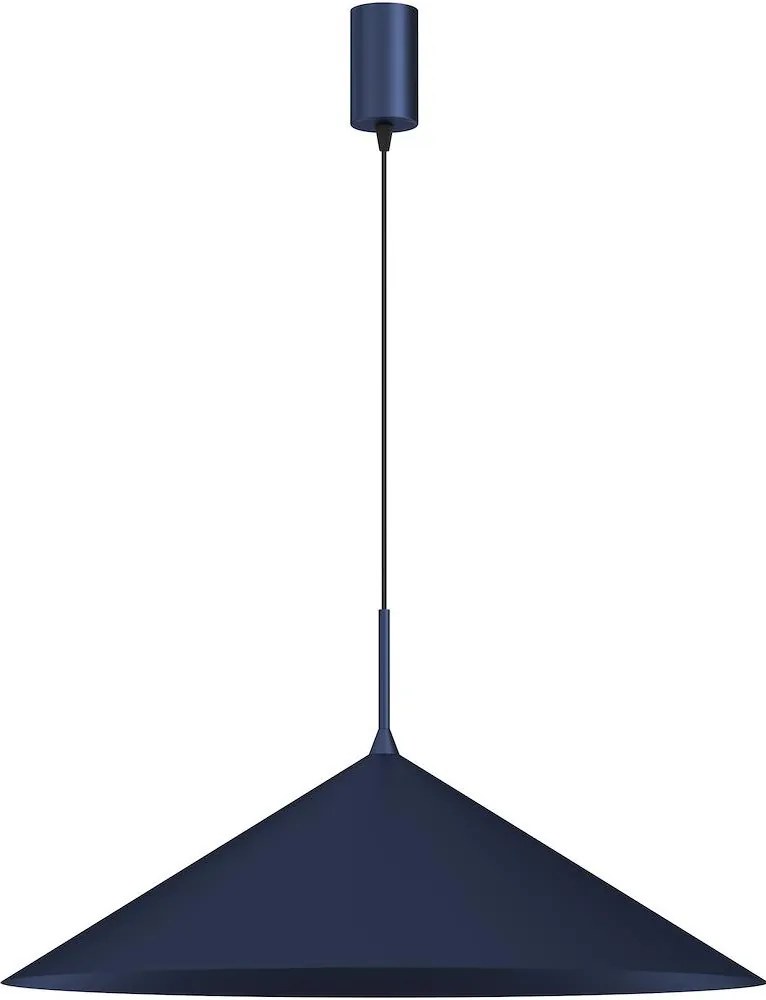 Lustr na lanku CAPITAL 1xGX53/15W/230V pr. 60 cm modrá