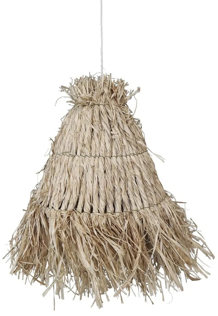 Přírodní závěsné lýkové stínidlo Raffia - Ø 30*26 cm/ E27