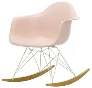 Eames Plastic Armchair RAR bíle lakovaná světle růžová javor Vitra