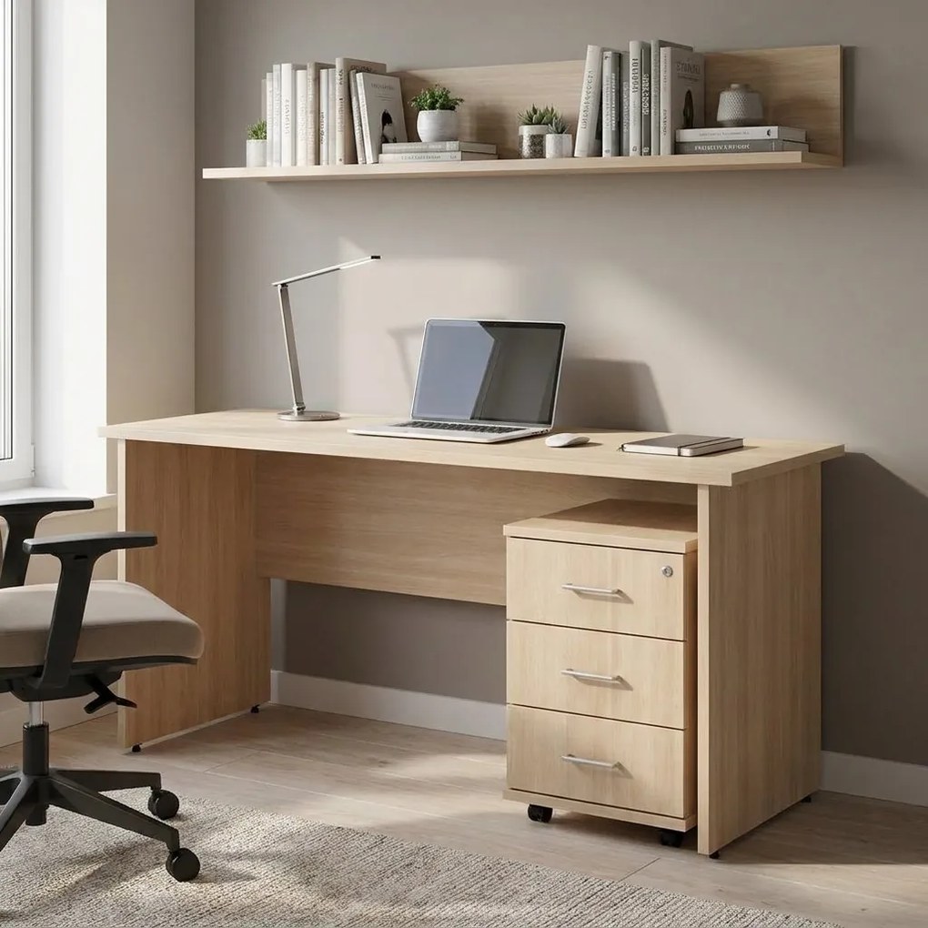 Kontejner Impress 40,6 x 50,1 cm - 3 zásuvky, akát světlý