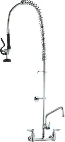 Komerční baterie s oplachovacím rozprašovačem, 119,4 cm výška, 20,3 cm střed, 30,5 cm