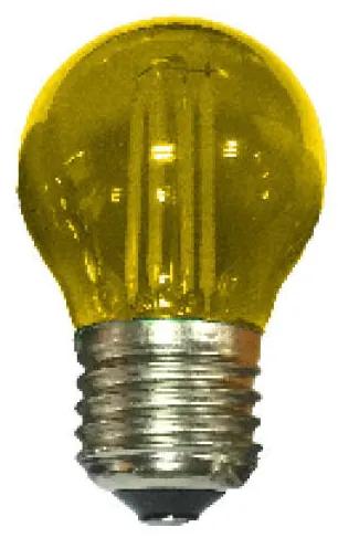 ACA DECOR Filament LED žárovka E27 4W Žlutá