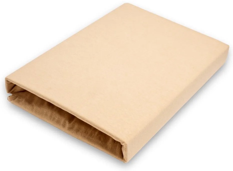 Jersey prostěradlo EXCLUSIVE světle béžové Rozměr: Dětské 60x120