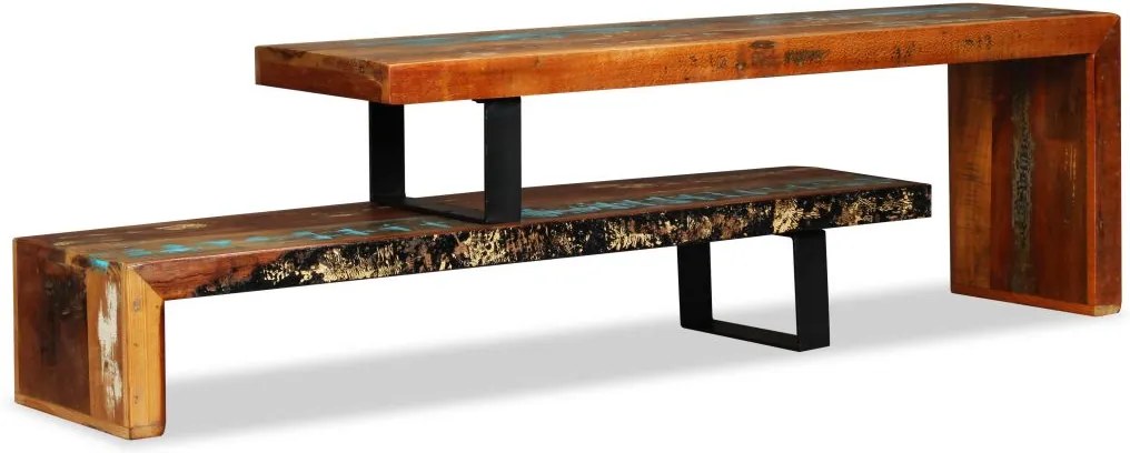 TV stolek | masivní recyklované dřevo