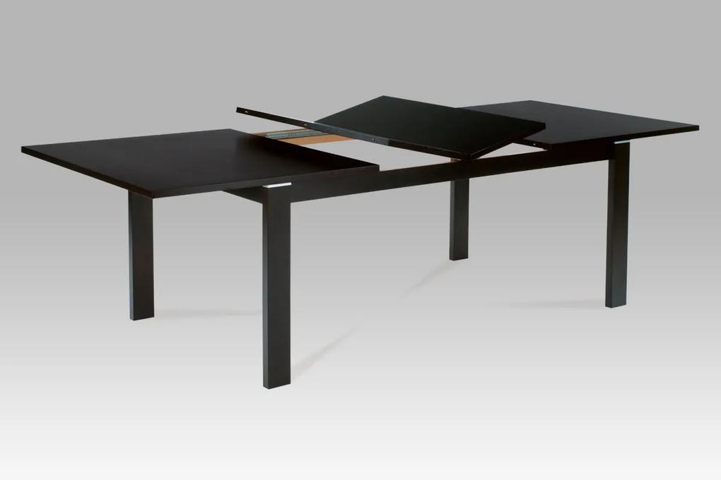 (T-4600) Jídelní stůl rozkládací 180+44+44x100 cm, barva wenge