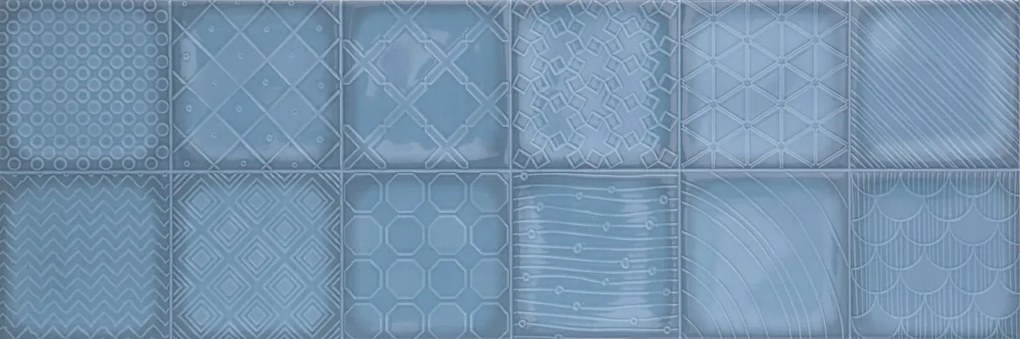 Dekor Peronda Granny Azul patchwork 25x75 cm DGRANNYPATA