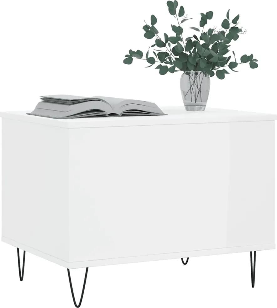 vidaXL Konferenční stolek 60x44,5x45 cm kompozitní dřevo [830950] Barva: hnědý dub
