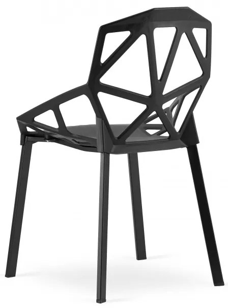 Set čtyř židlí ESSEN černé ( 4ks)